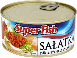 SuperFish Sałatka pikantna z makrelą 300 g - Ceny i opinie - Ceneo.pl