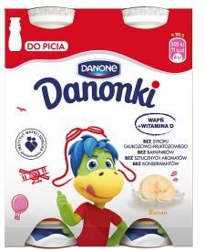 Danone Danonki Jogurt banan 400 g - Ceny i opinie - Ceneo.pl