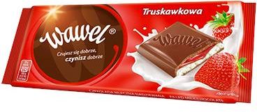 Wawel Truskawkowa Czekolada Mleczna Nadziewana 100G - Ceny i opinie - Ceneo.pl