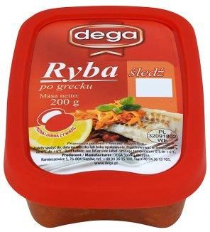 Dega Ryba śledź po grecku 200 g - Ceny i opinie - Ceneo.pl