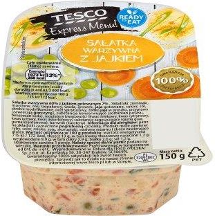 Tesco Express Menu! Sałatka warzywna z jajkiem 150 g - Ceny i opinie ...
