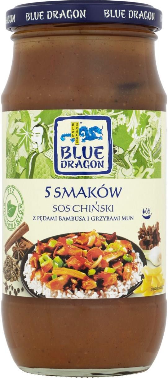 Blue Dragon 5 smaków sos chiński 425 g - Ceny i opinie - Ceneo.pl