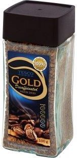 Kawa Tesco Gold Decaffeinated Kawa rozpuszczalna liofilizowana ...