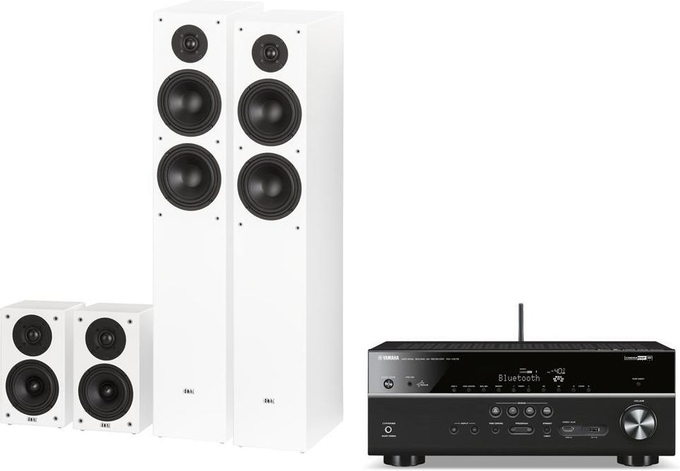 Kino domowe Yamaha RXV 679 + FS77 + BS72 + CC71 Biały - Opinie i ceny ...