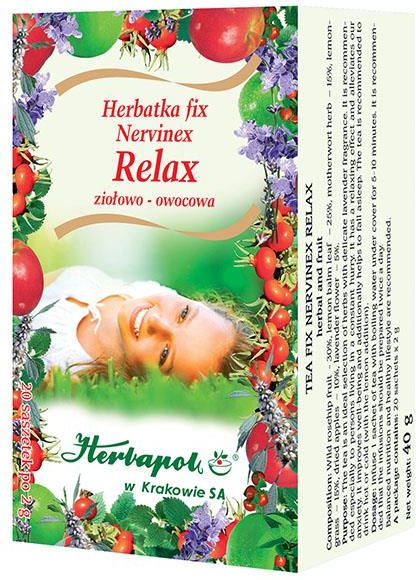Herbapol Herbatka fix nervinex relax 40g - Opinie i ceny na Ceneo.pl