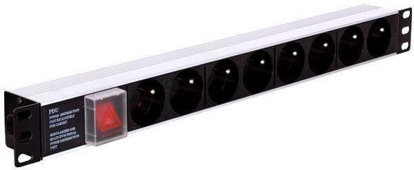 Listwa zasilająca LinkBasic listwa zasilająca do szaf rack 19'' 8 ...