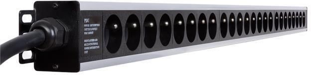 Listwa zasilająca LinkBasic Pionowa 1160mm do szaf rack 19'' 24 gniazda ...