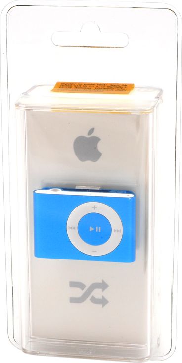 Odtwarzacz mp3 Apple iPod Shuffle 1GB niebieski 3 generacja - Opinie i ...