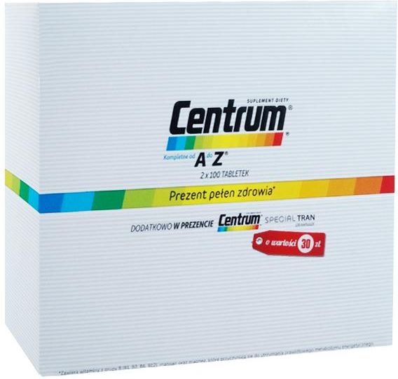 Centrum A-Z Multiefekt 100 tabl. 2 + Centrum Tran 120 kaps. - Opinie i ...