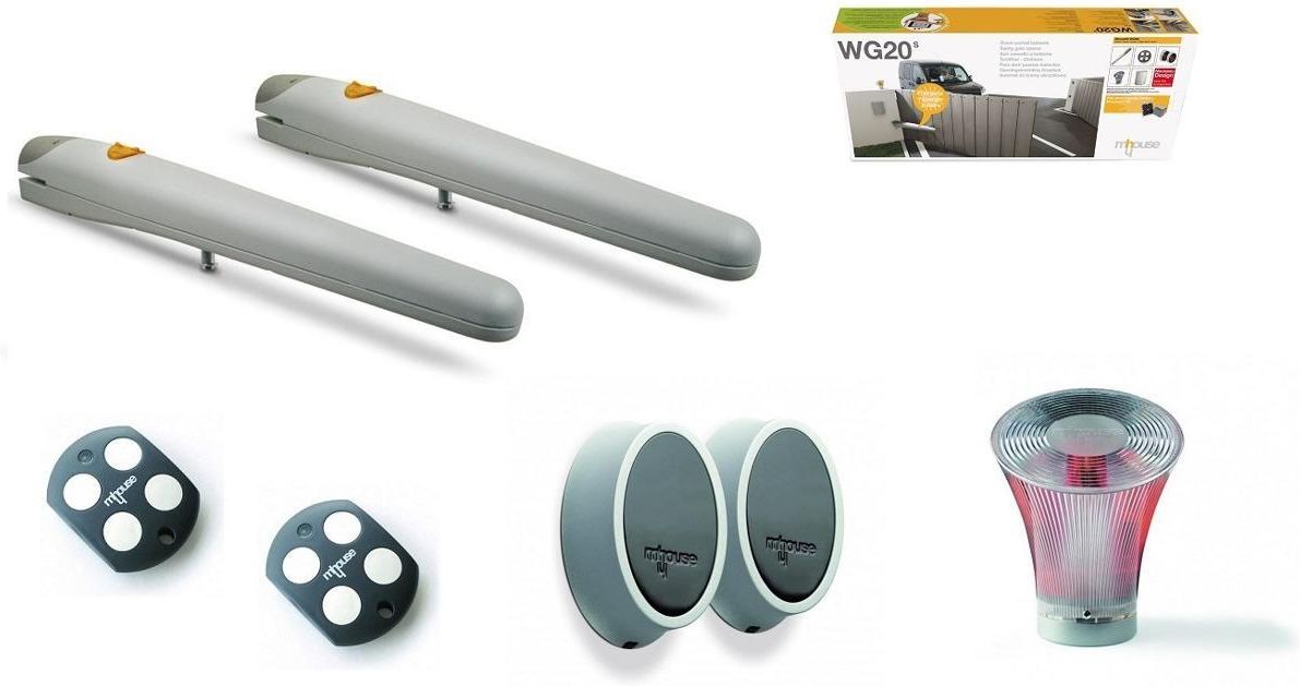 Napęd do bramy Mhouse Napęd Nice Wg20S Do Bram Skrzydłowych Do 9 M + 2 ...