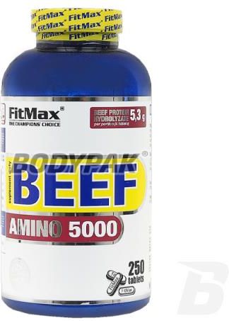 Fitmax Beef Amino 5000 250 Tab - ceny i opinie - Ceneo.pl