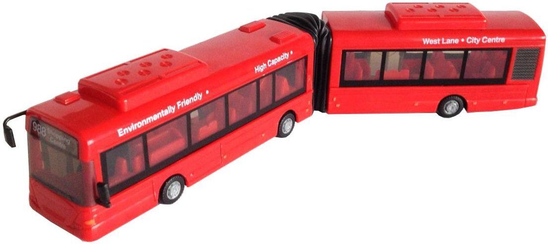 Teama Toys autobus przegubowy 1:48 czerwony - Ceny i opinie - Ceneo.pl
