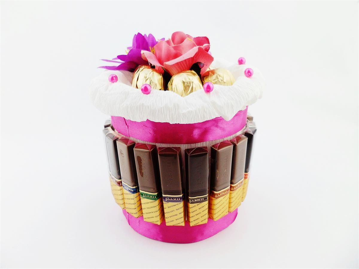 Słodki Tort z cukierków MERCI - Ceny i opinie - Ceneo.pl