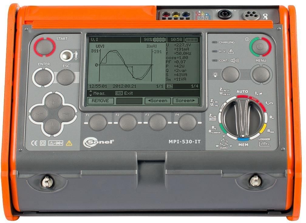 Miernik uniwersalny Sonel Miernik Wielofunkcyjny Mpi-530It + Licencja Do Programu Pe5Sonel ...