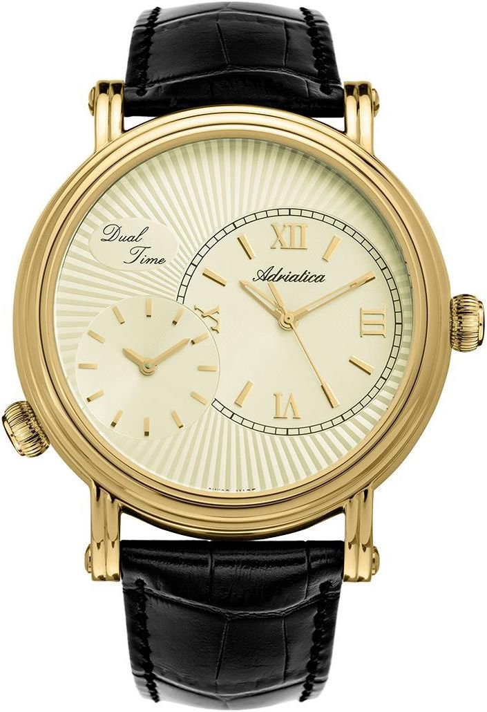 Adriatica Dual Time A1196.1261Q - Zegarki Męskie - Ceny i opinie - Ceneo.pl
