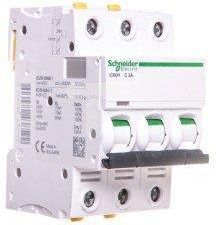 Bezpiecznik Schneider Electric Acti 9 Ic60h c 2a 3p Wyłącznik Nadprądowy c 2a 3m 10ka A9F07302 ...
