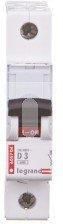 Bezpiecznik Legrand S301 tx3 d 3a 1p wyłącznik nadprądowy d 3a 1m 6ka ...