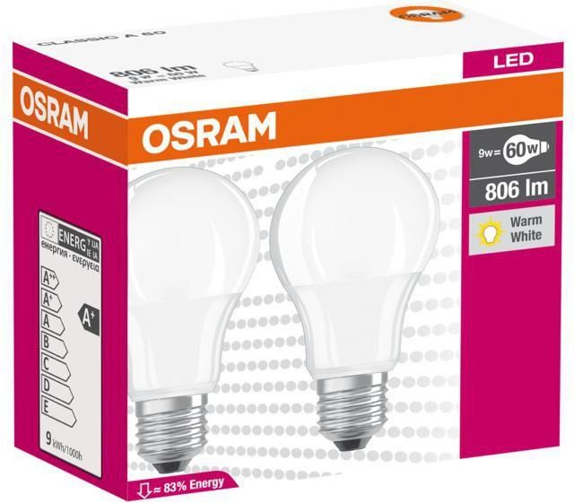 Osram 8.5W=60W 806 Lm 2700K Ciepła Biel 230V 15000H 4052899947542 - Opinie i atrakcyjne ceny na ...