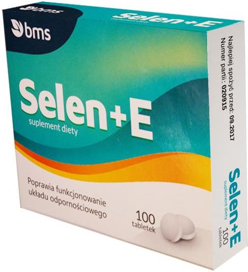 Bms Selen + E 100 tabl. - Opinie i ceny na Ceneo.pl