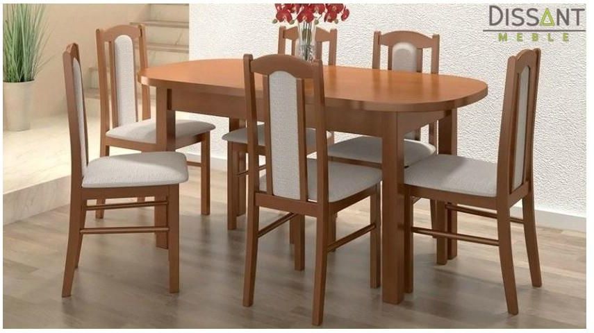 Dissant Zestaw Gers I 6 Krzeseł B-7 + Stół Wp-1 80X160/200Cm - Opinie i ...