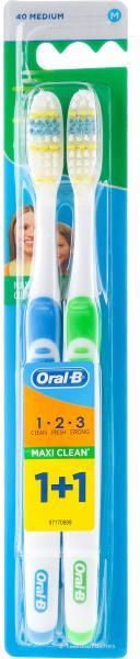 Oral-B Szczoteczka do Zębów 3-Effect Maxi Clean Średnia 2 szt. - Opinie ...