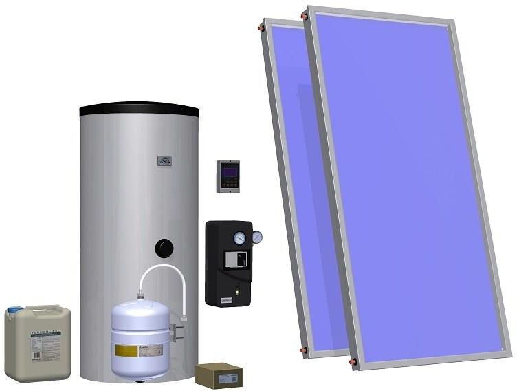 Pakiet solarny Hewalex Zestaw Solarny 2 Ks2100-Tac-200 92.49.01 ...