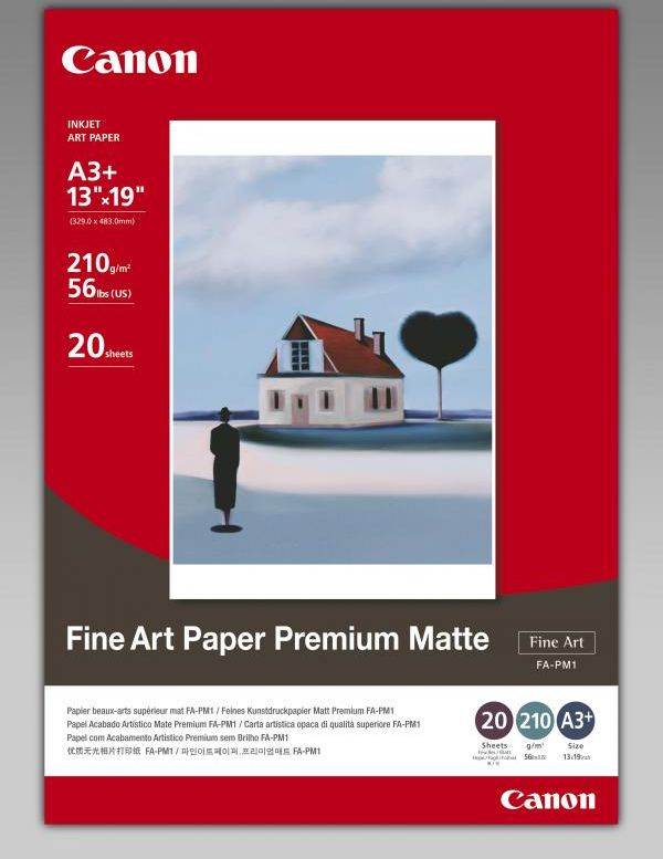 CANON Papier FINE ART PAPER PREMIUM MATTE FA-PM1 A3+/20ark 210g ...