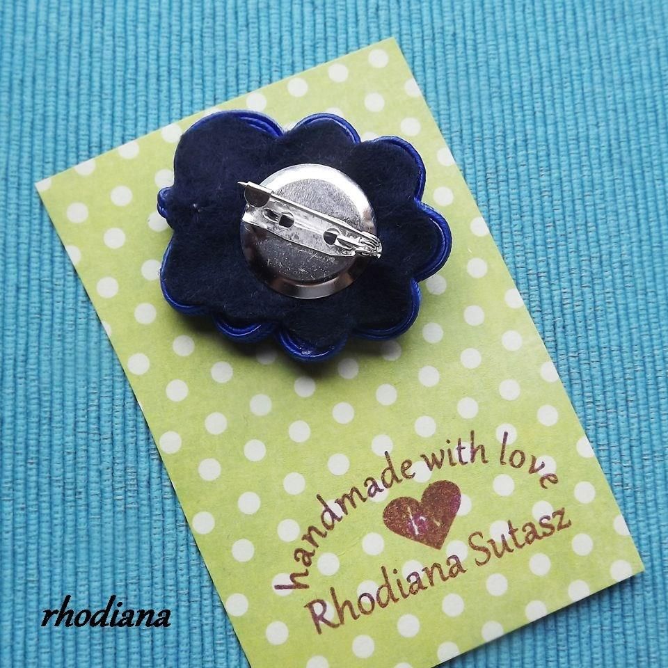 Mała Szafirowa Broszka sutasz - Ceneo.pl