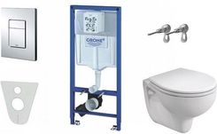 Zestaw podtynkowy Grohe Rapid SL do miski podwieszanej WC z miską i ...