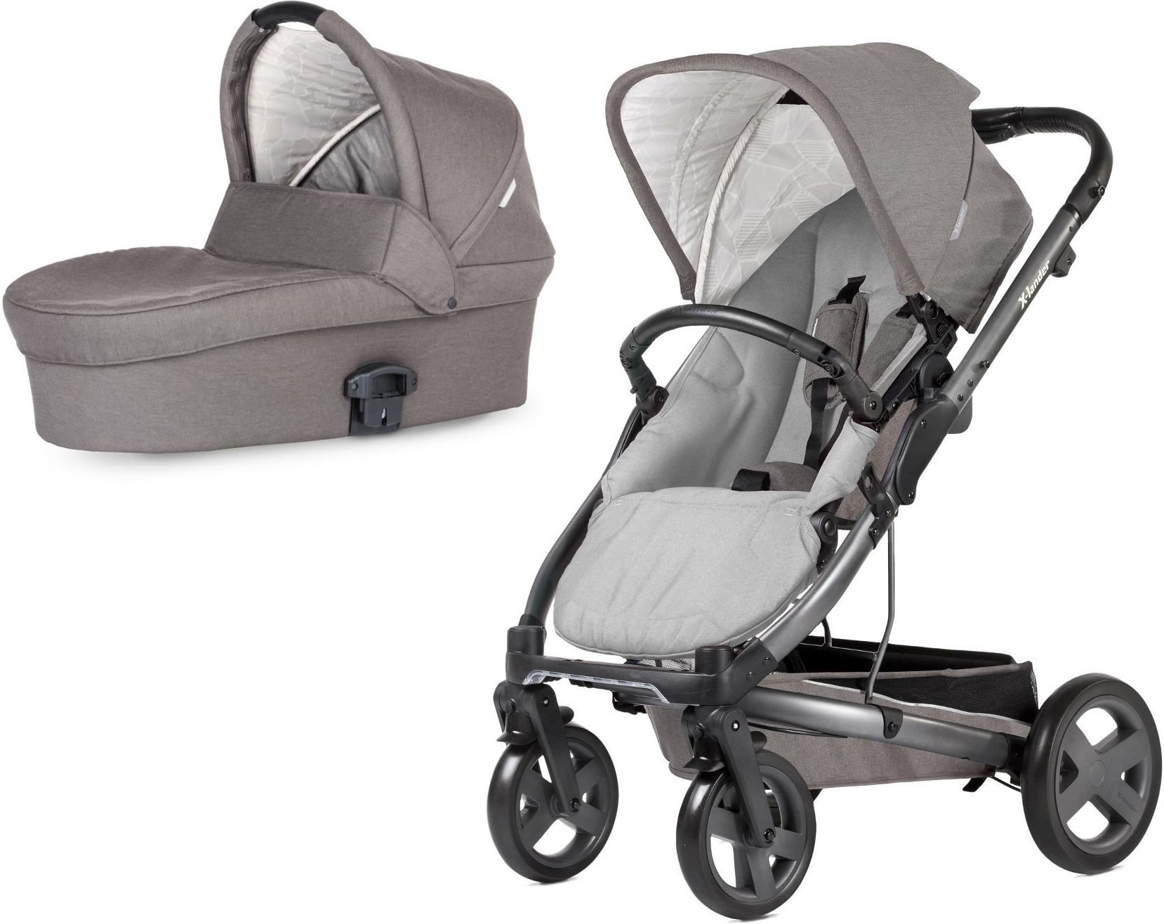 Wózek X-Lander X-Cite Stone Grey Głęboko Spacerowy - Ceny i opinie ...