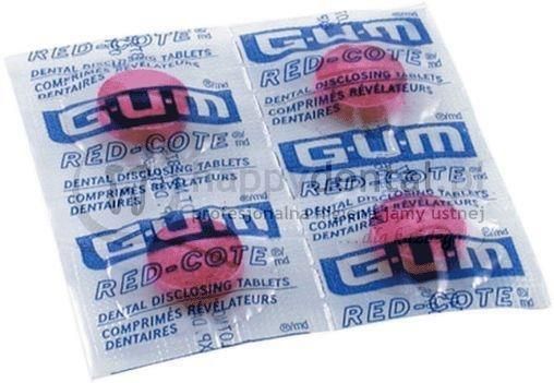 Sunstar Gum Butler Red-Cote Box Tabletki do Wybarwiania Płytki Nazębnej ...