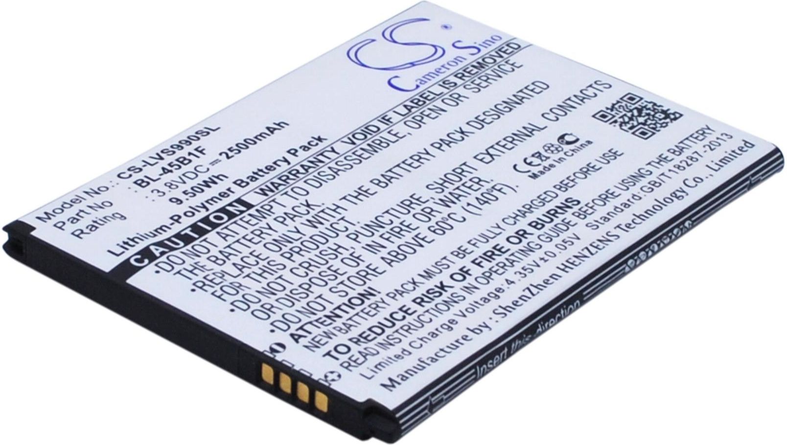 Bateria Cameron Sino Lg F600 / Bl-45B1F 2500Mah 9.50Wh Li-Polymer 3.8V (Cs-Lvs990Sl) - Opinie i ...