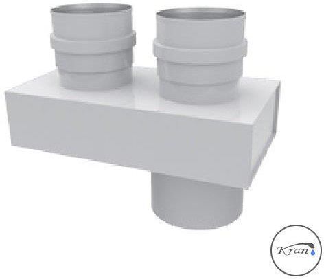 System kominkowy Jeremias Kolektor Przyłączeniowy Rozdzielczy Z Uszczelkami ∅ 060/100 ...