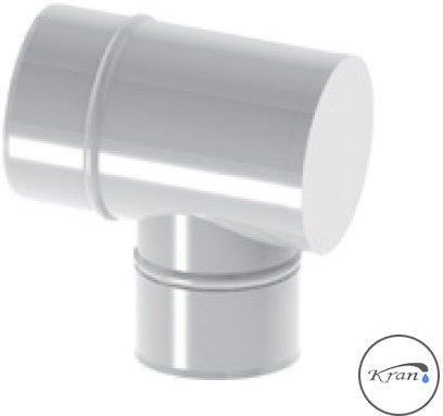 System kominkowy Jeremias Trójnik 87° Rewizyjny Rozszerzający 60/100-80/125 Z Uszczelką ∅ ...