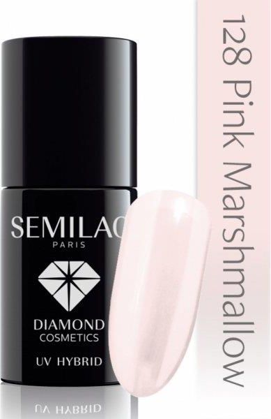Semilac Lakier Hybrydowy 128 Pink Marshmallow 7ml - Opinie i ceny na ...