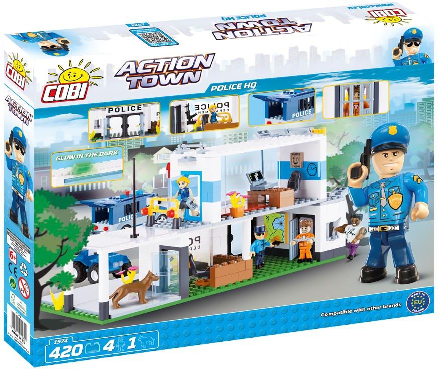 Cobi Action Town Policja 420el. (1574) - ceny i opinie - Ceneo.pl