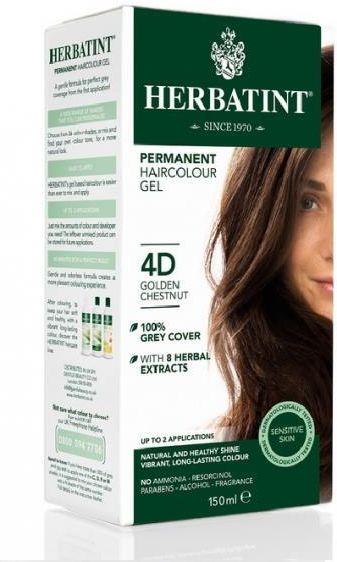 Herbatint Farba 4D Golden Chest Złoty Kasztan 150ml - Opinie i ceny na ...