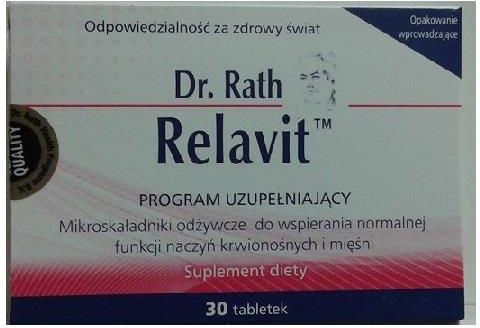 Preparat medycyny naturalnej Dr Rath Relavit 30 tabletek - Opinie i ...