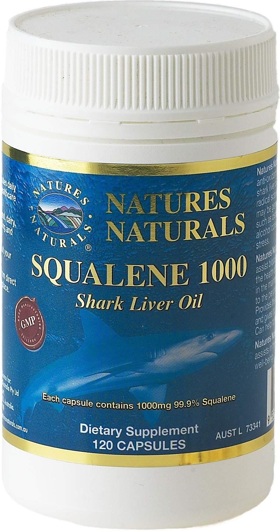 Preparat medycyny naturalnej Natures Naturals Squalene olej z wątroby ...