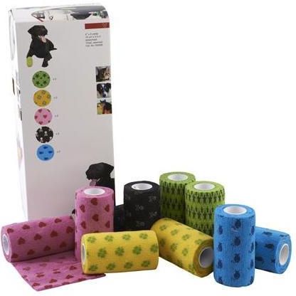 Kruuse Fun-Flex bandaż elastyczny samoprzylepny 10cm x 4,5m 10szt ...