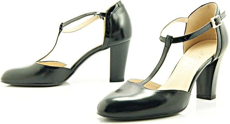 KOTYL 7063 CZARNY+CZARNY LAKIER - Buty damskie doskonałe do tańca ...