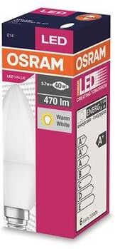 Osram LED VALUE CLASSIC B40 6W/827 FR E14 Warm White matowa (4052899326453) - Opinie i ...