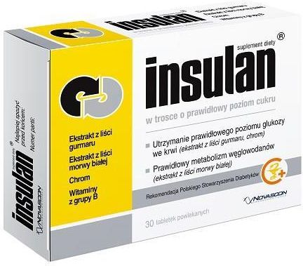 Novascon Pharmaceuticals Insulan tabletki powlekane 30 tabl. - Opinie i ...
