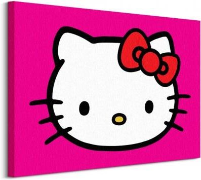 Hello Kitty (Magenta) - Obraz na płótnie - Opinie i atrakcyjne ceny na ...