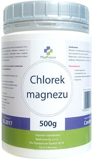 Medfuture Chlorek Magnezu 500G - Opinie i ceny na Ceneo.pl