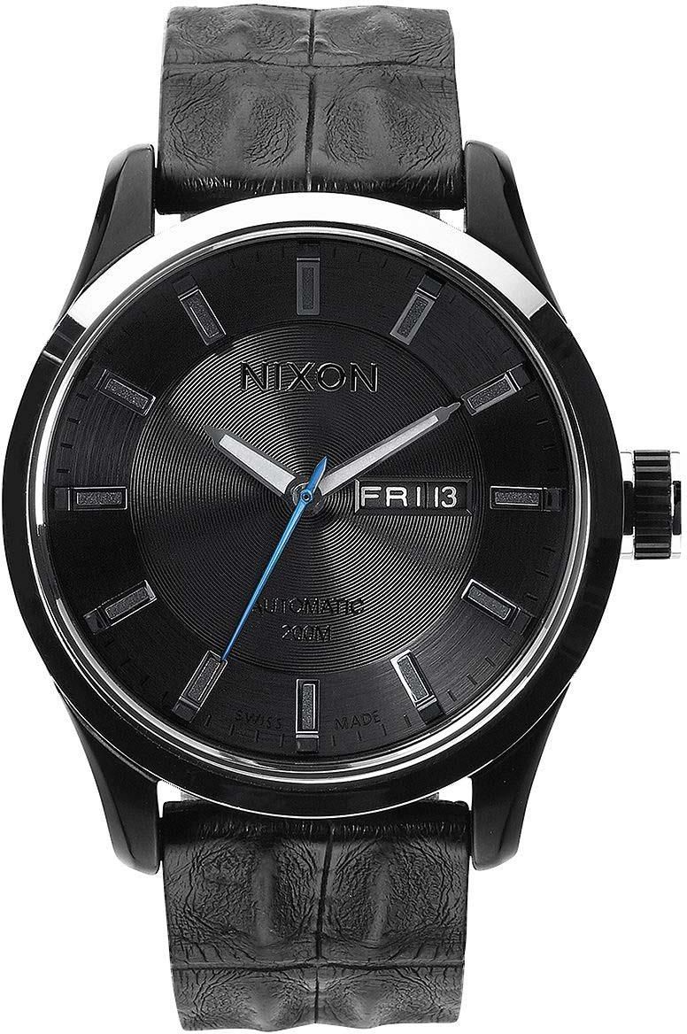 Black Gator Nixon Automatic Leather A3781886 - Zegarki Męskie - Ceny i ...