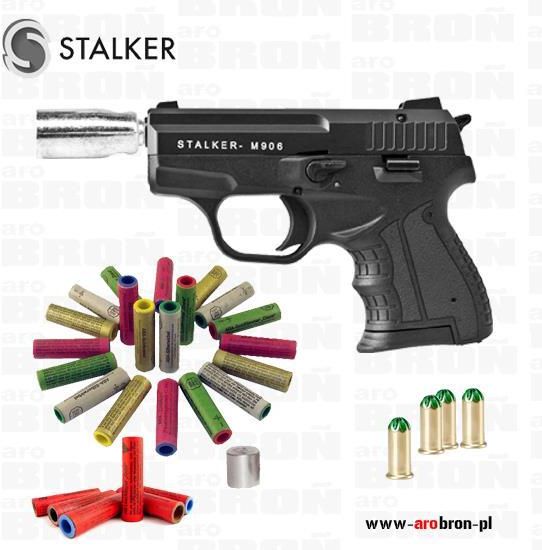 Zoraki Pistolet Stalker M906 Hukowy + Amunicja Green 6Mm 100Szt + 25Szt ...
