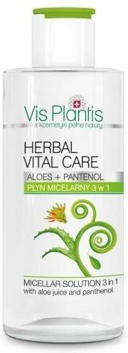 Vis Plantis Herbal Vital Care Płyn Micelarny 3W1 Aloes + Pantenol 150ml ...