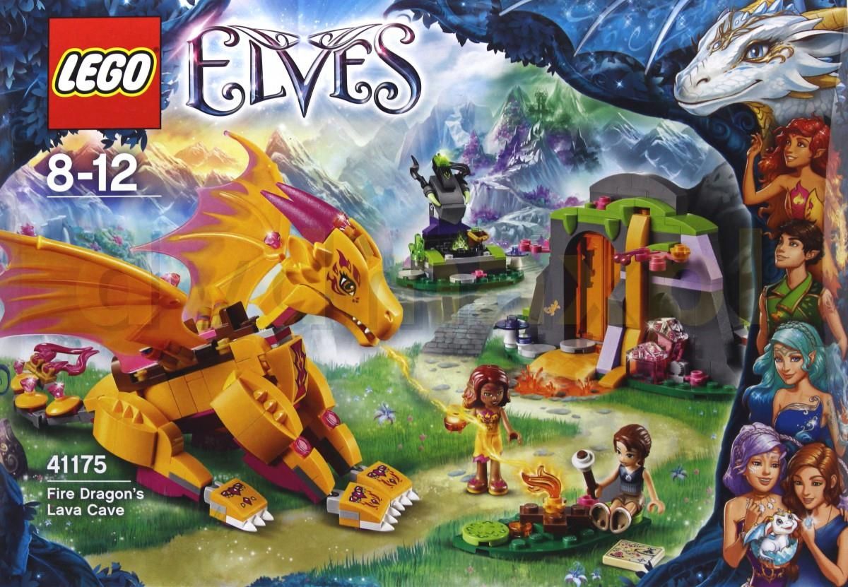 LEGO Elves 41175 Jaskinia Smoka Ognia - Ceny i opinie - Ceneo.pl