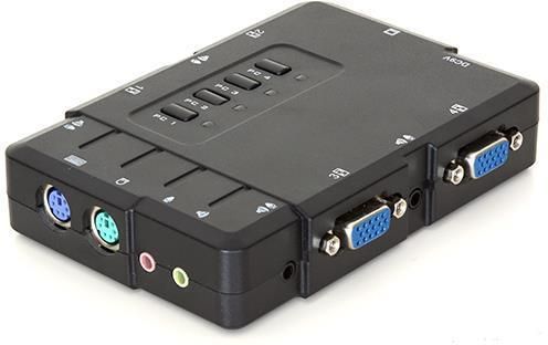 Przełącznik KVM Digitalbox Start.Lan. KVM desktop dla 4 komputerów ...